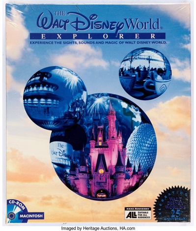 Walt Disney World Explorer Interactive CD-ROM and Assorted Disney Items ...
