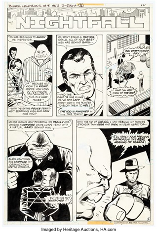 Trevor von Eeden and Vince Colletta Black Lightning 8 Story Page 8 ...
