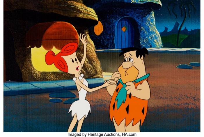 The Jetsons Meet the Flintstones Fred Flintstone and Wilma Flintstone ...