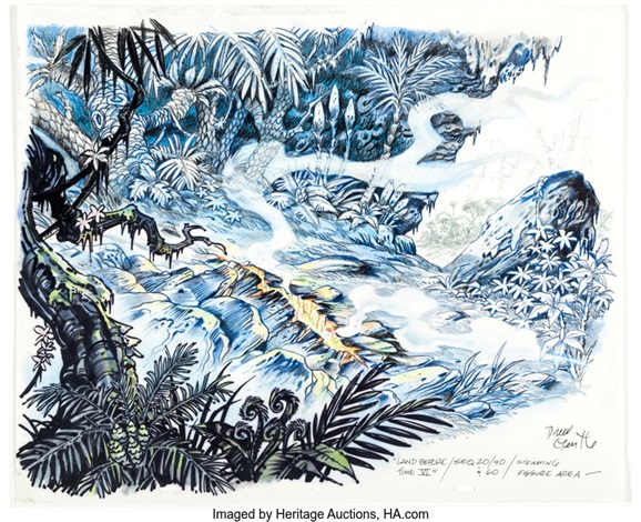 The Land Before Time VI The Secret of Saurus Rock Original Concept Art ...
