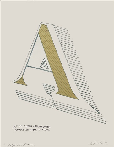 Arts and Letters State III by Raymond Pettibon and Ed Ruscha on artnet