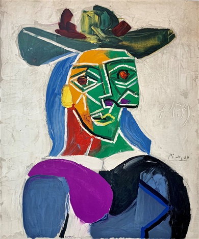 Femme au Chapeau by Pablo Picasso on artnet