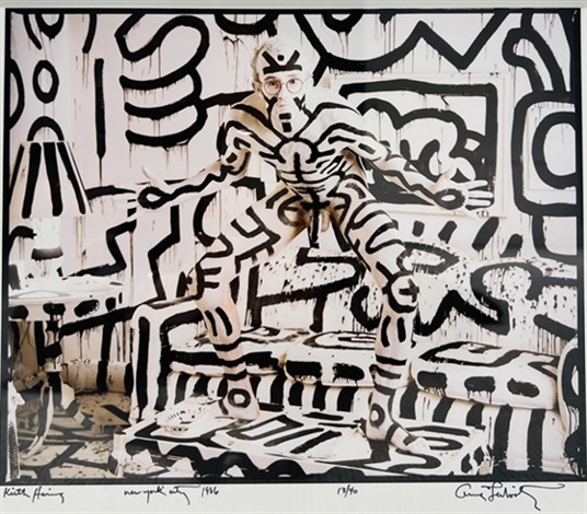 Portrait of Keith Haring, New York by Annie Leibovitz on artnet