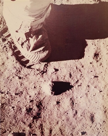 Apollo 11, Buzz Aldrins boot on the lunar surface, July 1969 Vintage ...
