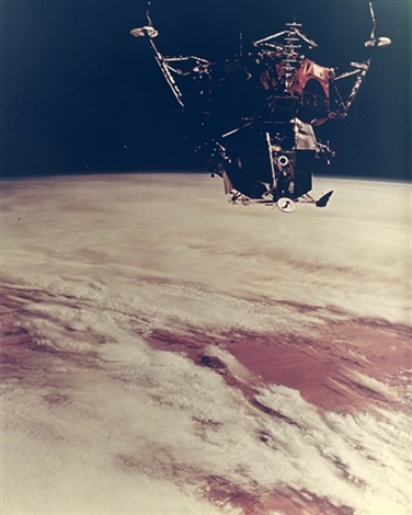 Apollo 9, Lunar Module photographed from the Command Module Vintage ...