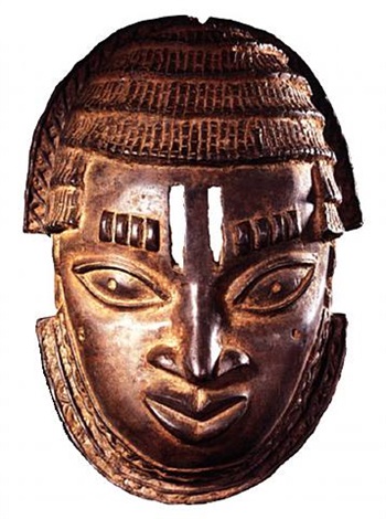 Benin Bronze Mask - PF.4201 on artnet