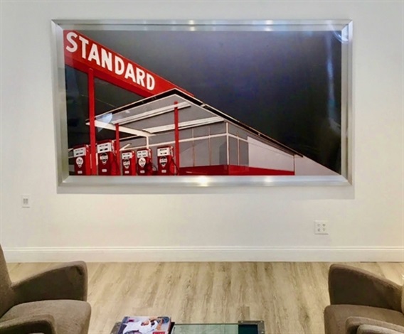 Standard Station, after Ed Ruscha from Pictures of Cars by Vik Muniz on ...