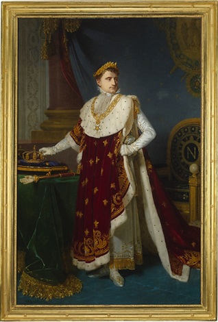 Portrait Officiel de lEmpereur Napoléon Ier, en Grand Costume de Sacre ...