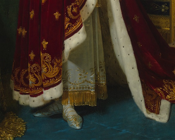 Portrait Officiel de lEmpereur Napoléon Ier, en Grand Costume de Sacre ...