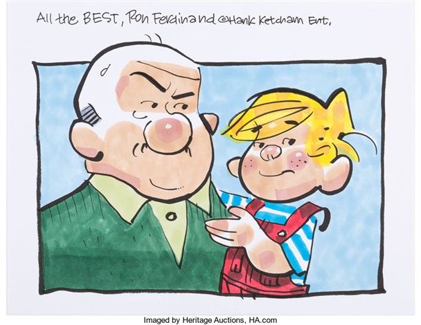 Ron Ferdinand - Dennis the Menace and Mr. Wilson Color Specialty ...