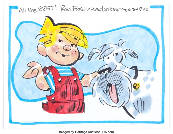Ron Ferdinand - Dennis the Menace and Ruff Color Specialty Illustration ...