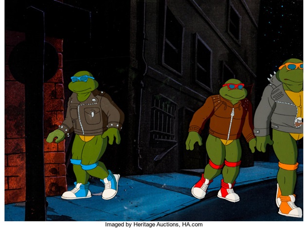 Teenage Mutant Ninja Turtles Production Cel Murakami-Wolf-Swenson, 1987 ...
