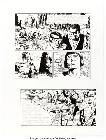 Tom Yeates Prince Valiant 4221 Sunday Comic Strip Original Art dated 12 ...