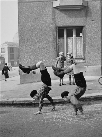 The acrobatic Brothers by Robert Doisneau on artnet