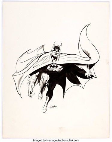 Neal Adams - Batman Specialty Illustration Original Art. Neal Adams ...