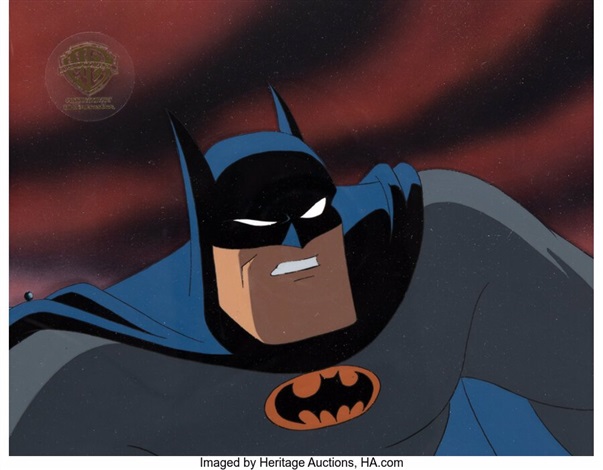 Batman The Animated Series Batman Production Cel Warner Brothers, c ...