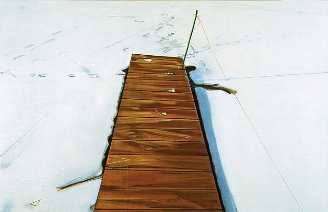 Steg, Winter Dock, Winter by Thoralf Knobloch on artnet