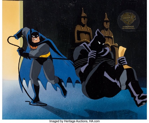 Batman The Animated Series Batman Production Cel Warner Brothers, c ...