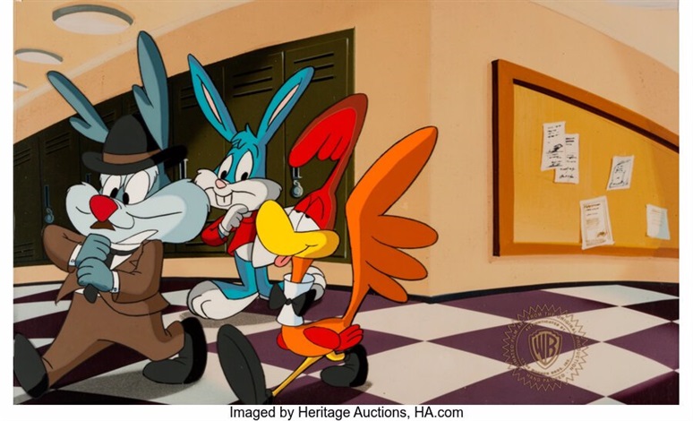 Tiny Toon Adventures Buster Bunny, Calamity Coyote and Little Beeper ...