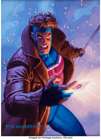 Greg and Tim Hildebrandt 1994 Marvel Masterpieces Powerblast Trading ...