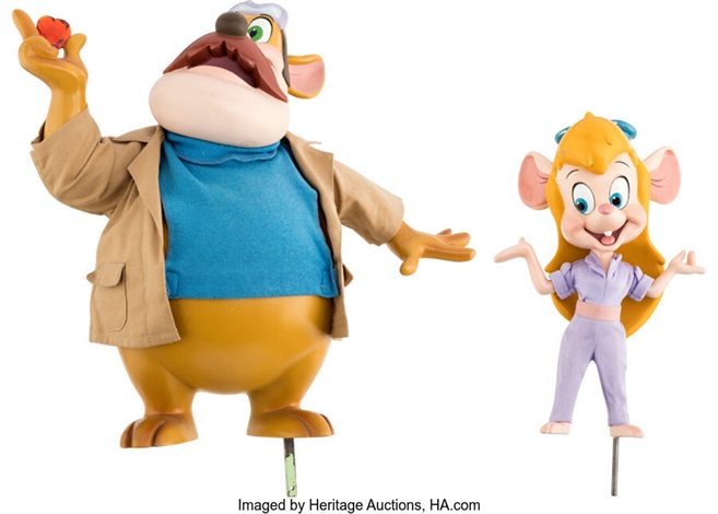 The Disney Store - Pair of Rescue Rangers Monterey Jack and Gadget ...