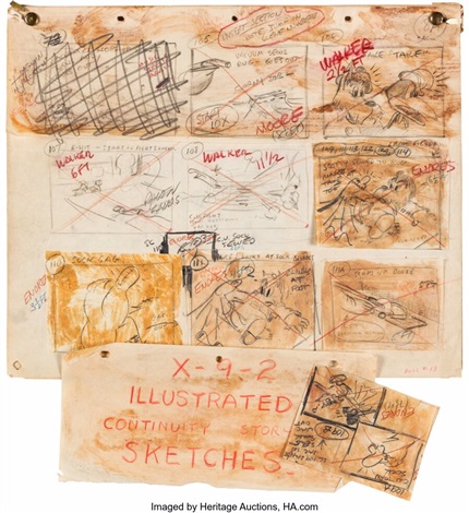 The Raven Storyboard Book Max Fleischer, 1942 by Fleischer Studios on ...