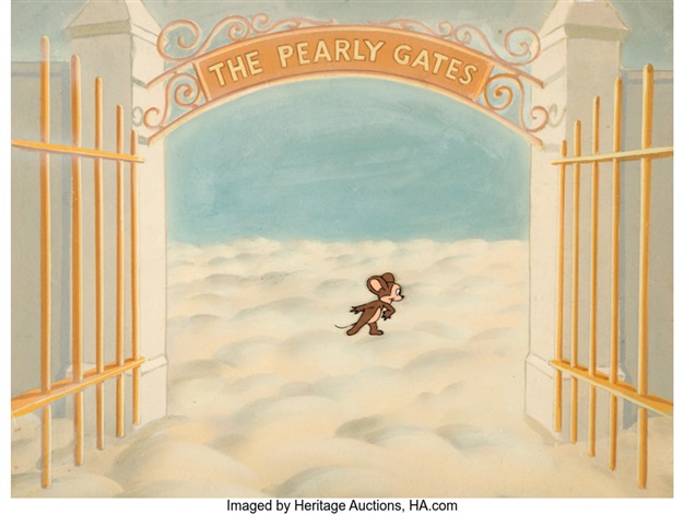 The Intruders Heckle and Jeckle Production Background Art with ...