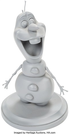 Frozen Olaf RARE Cast and Crew Maquette Walt Disney, 2013. by Walt ...