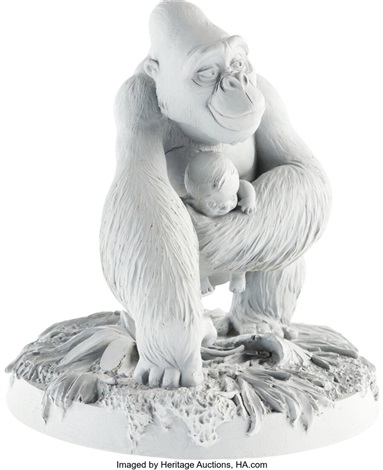 Tarzan Kala and Baby Tarzan Animators Maquette Walt Disney, 1999. by ...