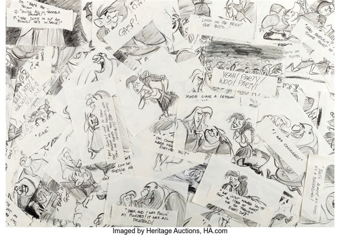 The Hunchback of Notre Dame Quasimodo, Phoebus, and Esmerelda Original ...