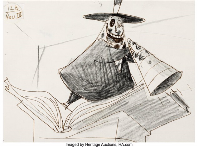 Nightmare Before Christmas Mayor Drawing How To Draw The Mayor From