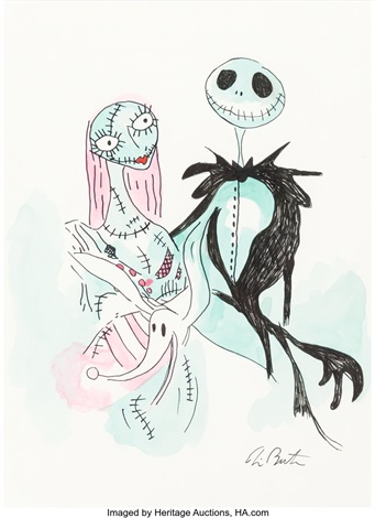 Tim Burtons The Nightmare Before Christmas Jack, Sally, and Zero ...