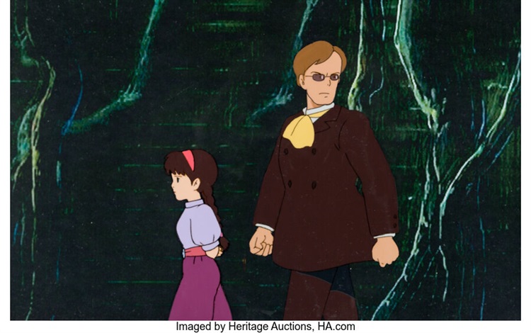 Castle in the Sky Sheeta and Muska Production Cels Studio Ghibli, 1986 ...