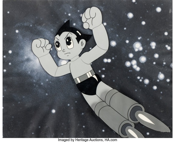 Astro Boy Opening Title Production Cel Mushi Productions, 1963. by ...