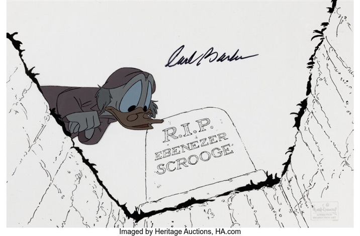 Mickeys Christmas Carol Scrooge McDuck as Ebenezer Scrooge Production ...