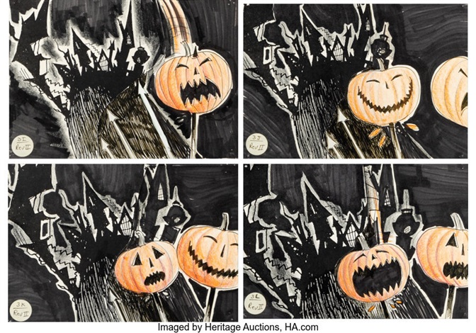 Tim Burtons The Nightmare Before Christmas Opening Sequence Storyboard ...