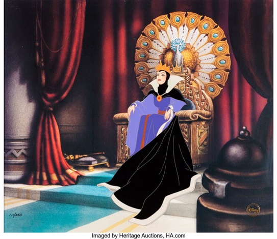 Snow White The Wicked Queen Limited Edition Cel 111350 Walt Disney ...