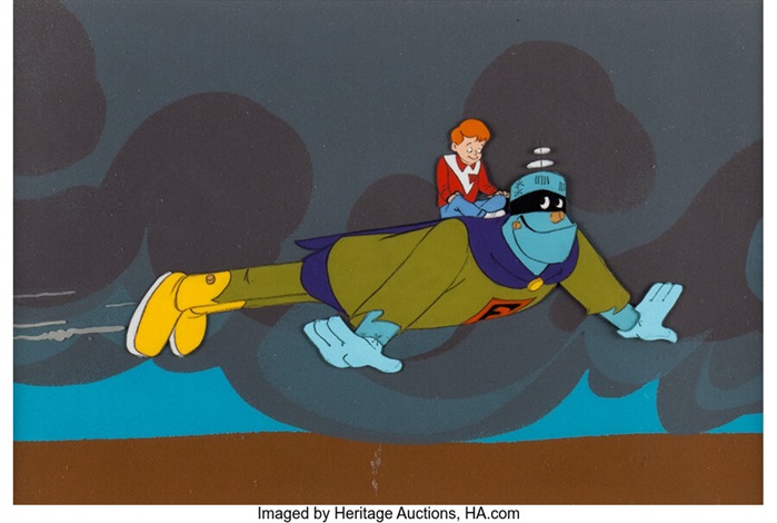 Frankenstein Jr. and The Impossibles Frankenstein Jr. and Buzz Conroy Production Cel with ...
