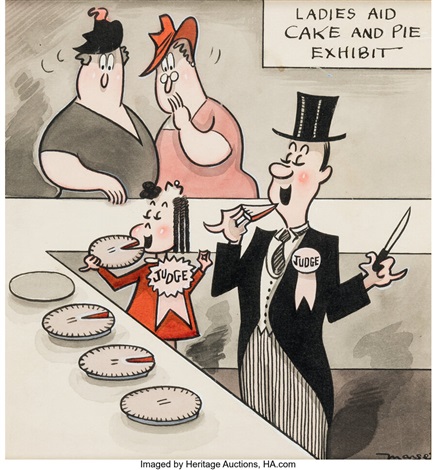 Marge Buell Little Lulu Signed Single-Panel Comic Strip Original Art ...