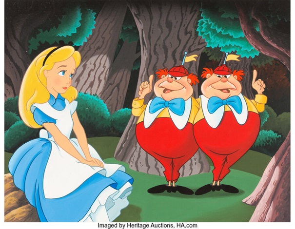 Alice In Wonderland Storybook Illustration And Preliminary Drawing Walt