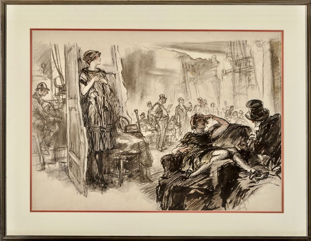 The Auction Room by Henry Patrick Raleigh on artnet