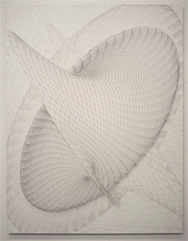 Four dimensional String Drawing by Alyson Shotz on artnet