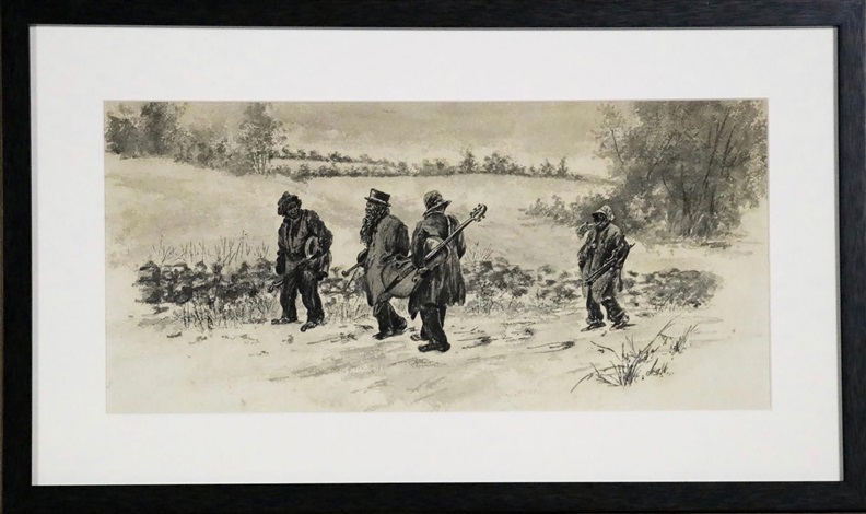 Musicians Walking by Anonymous on artnet