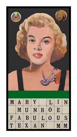 Mary Lin Monroe Fabulous Texan MM by Peter Blake on artnet