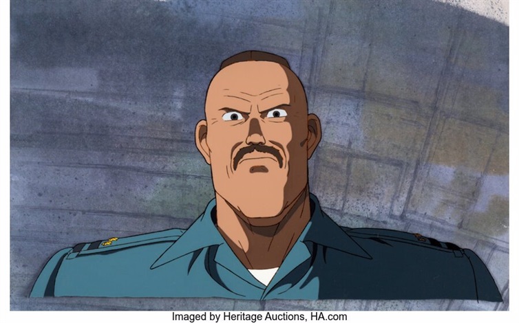 Akira Colonel Shikishima Production Cel and Animation Drawing Tokyo ...