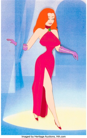 Who Framed Roger Rabbit Jessica Rabbit Early Test Cel Walt DisneyAmblin ...