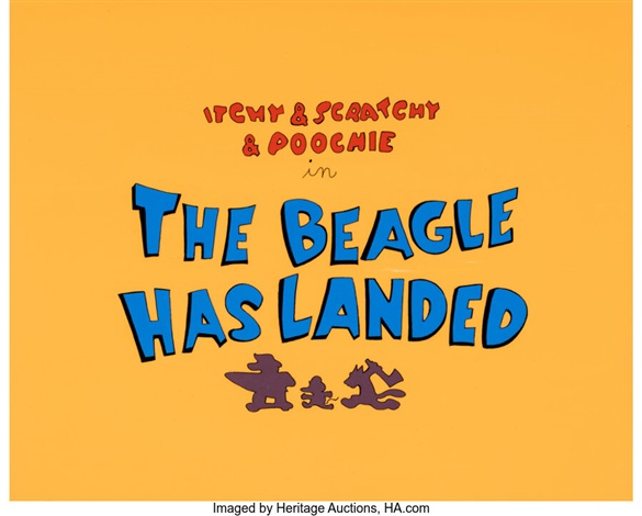 The Simpsons The Itchy Scratchy Poochie Show Original Production ...