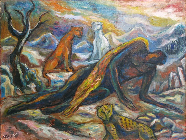 Angel Cayendo Fallen Angel by Judith Deim on artnet