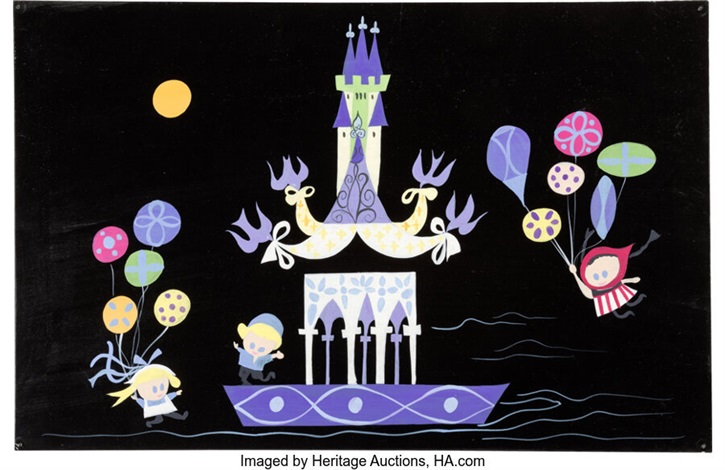 Mary Blair Its a Small World Concept Painting Walt Disney, 196466. by ...