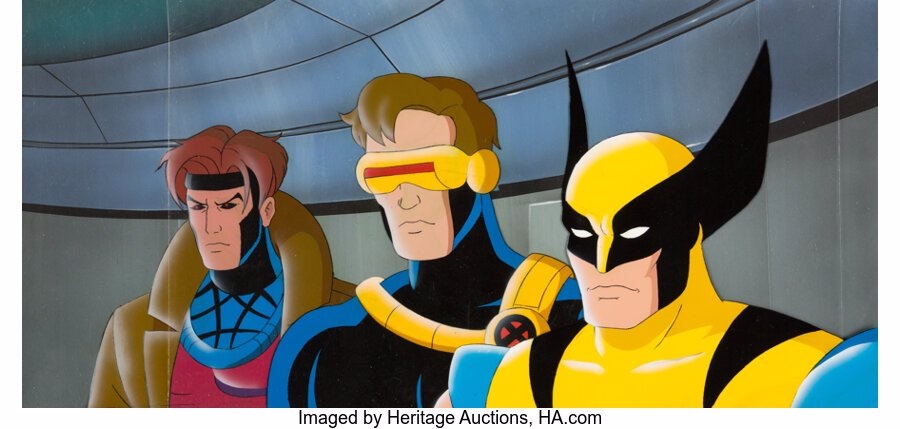 X-Men The Animated Series Gambit, Cyclops and Wolverine Pan Production ...